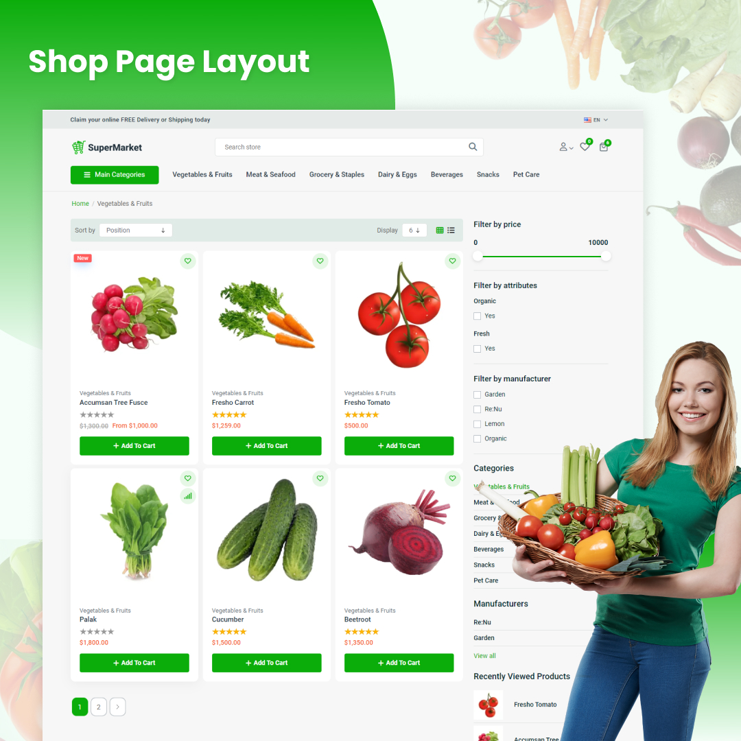 SuperMarket Responsive theme for nopCommerce|NopCommerce Development-Gold Solution Partner
