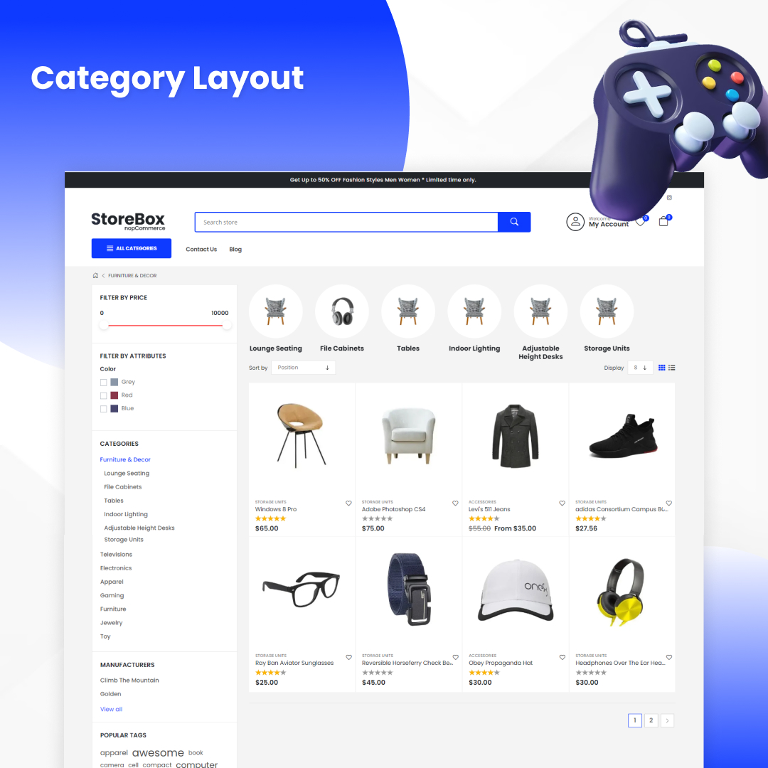 Advance StoreBox Responsive theme for nopCommerce|NopCommerce ...