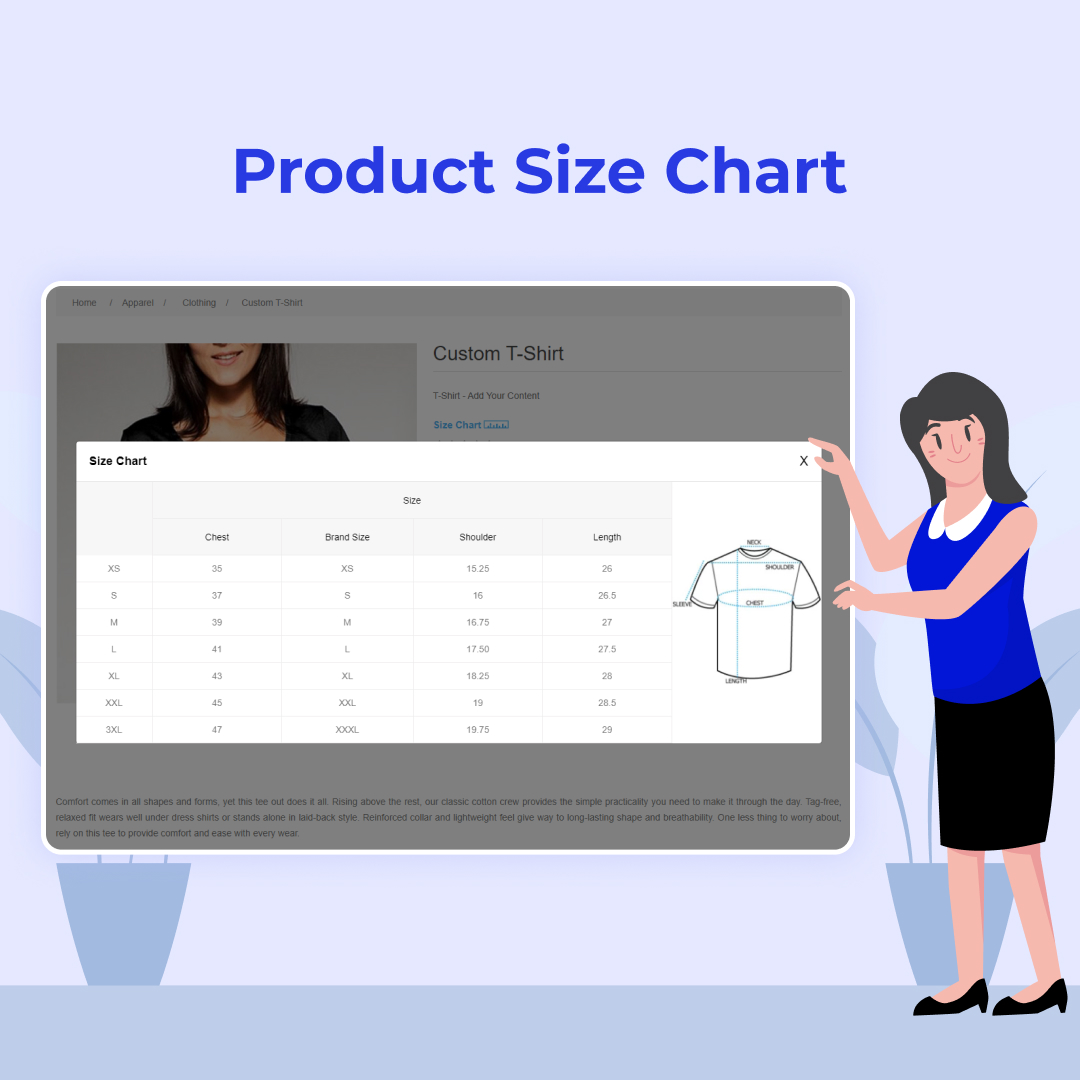 Product Size Chart Plugin|NopCommerce Development-Gold Solution Partner